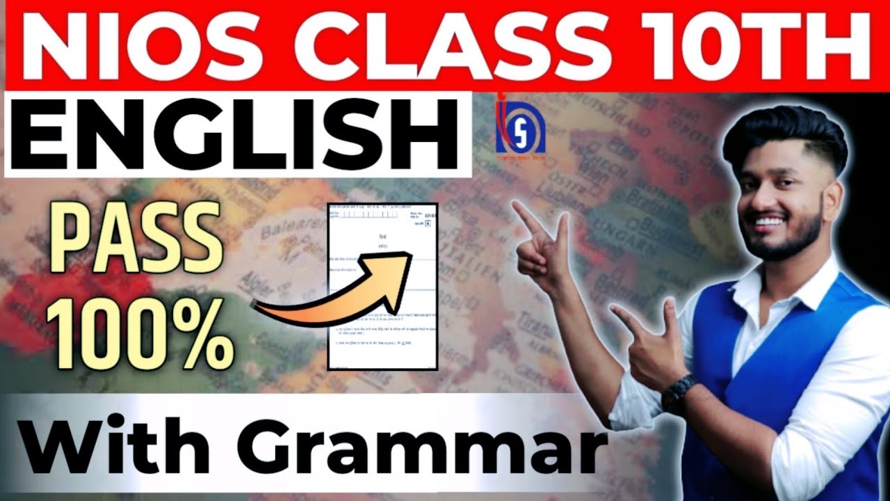 Nios Class 10th English (202) Very Very Important Questions with ...