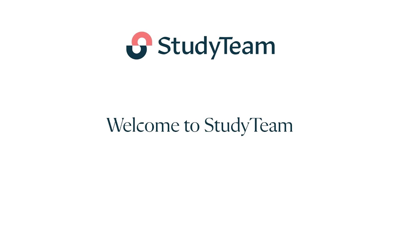 Welcome to StudyTeam for Sites (English) - YouTube