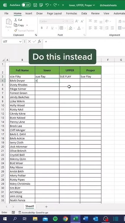 How To Use Lower Upper And Proper Formula In Excel Sheet Viral Excelformula Excel Msexcel