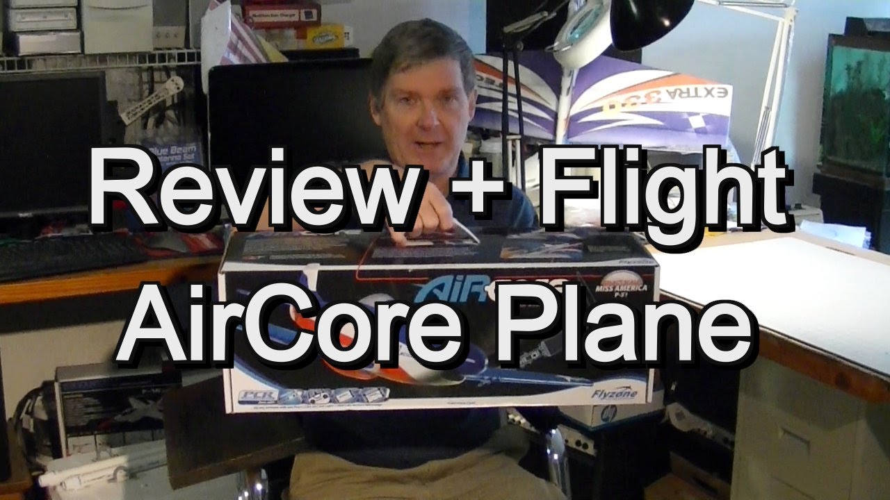 FlyZone AirCore RC Airplane Review, Flight Test + Prop Popper Test ...