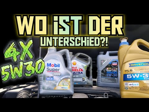 LIQUI MOLY vs.RAVENOL vs.MOBIL vs.SHELL👌 Welches 5W30 Motorenöl ist das Beste für Dieselmotoren?💪