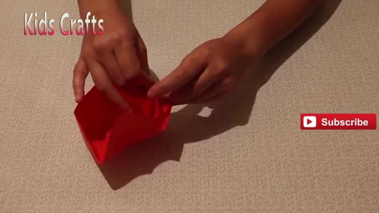 Easy Origami Box Instructions. How to Fold a Paper Box - YouTube
