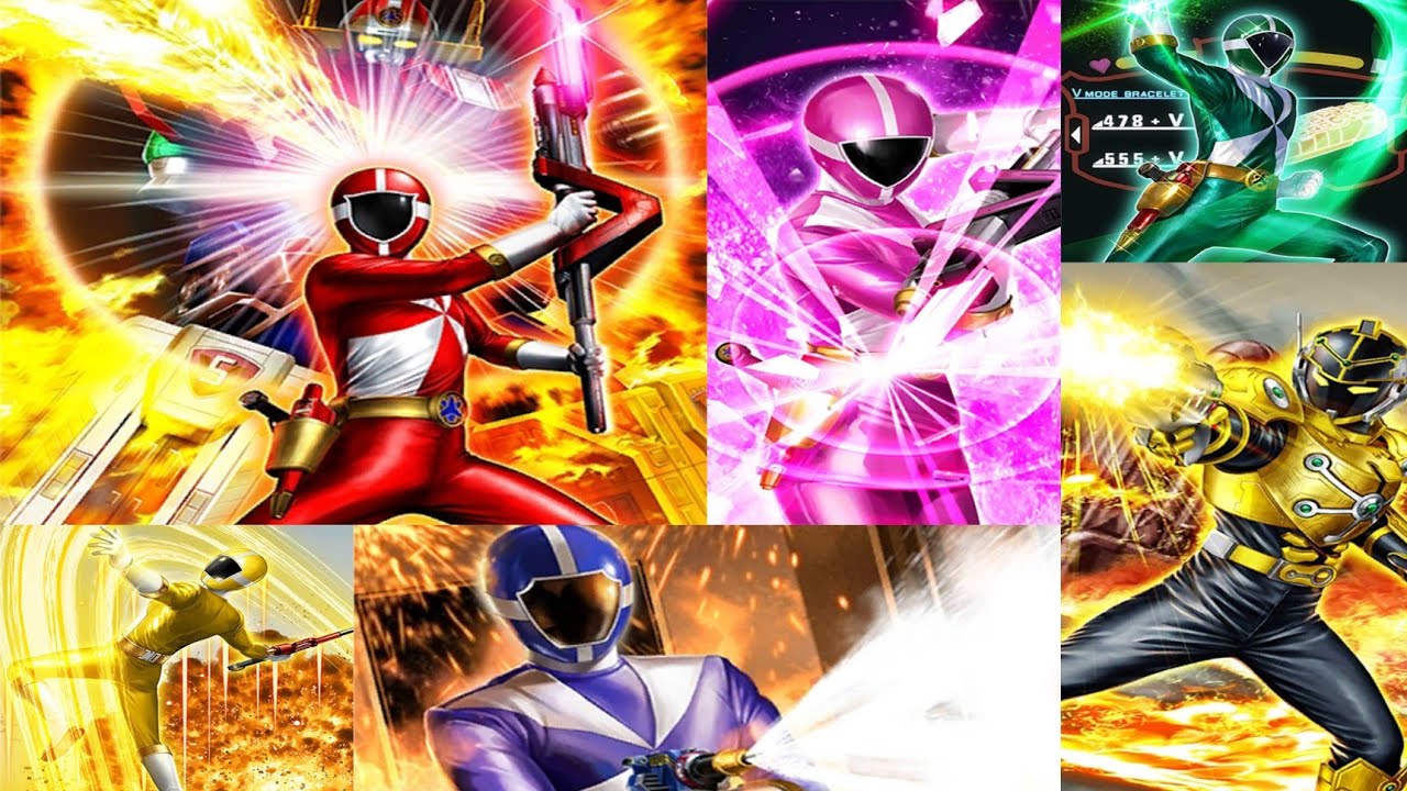 Super Sentai Legend Wars: All Kyuukyuu Sentai GoGoFive Super Skills ...