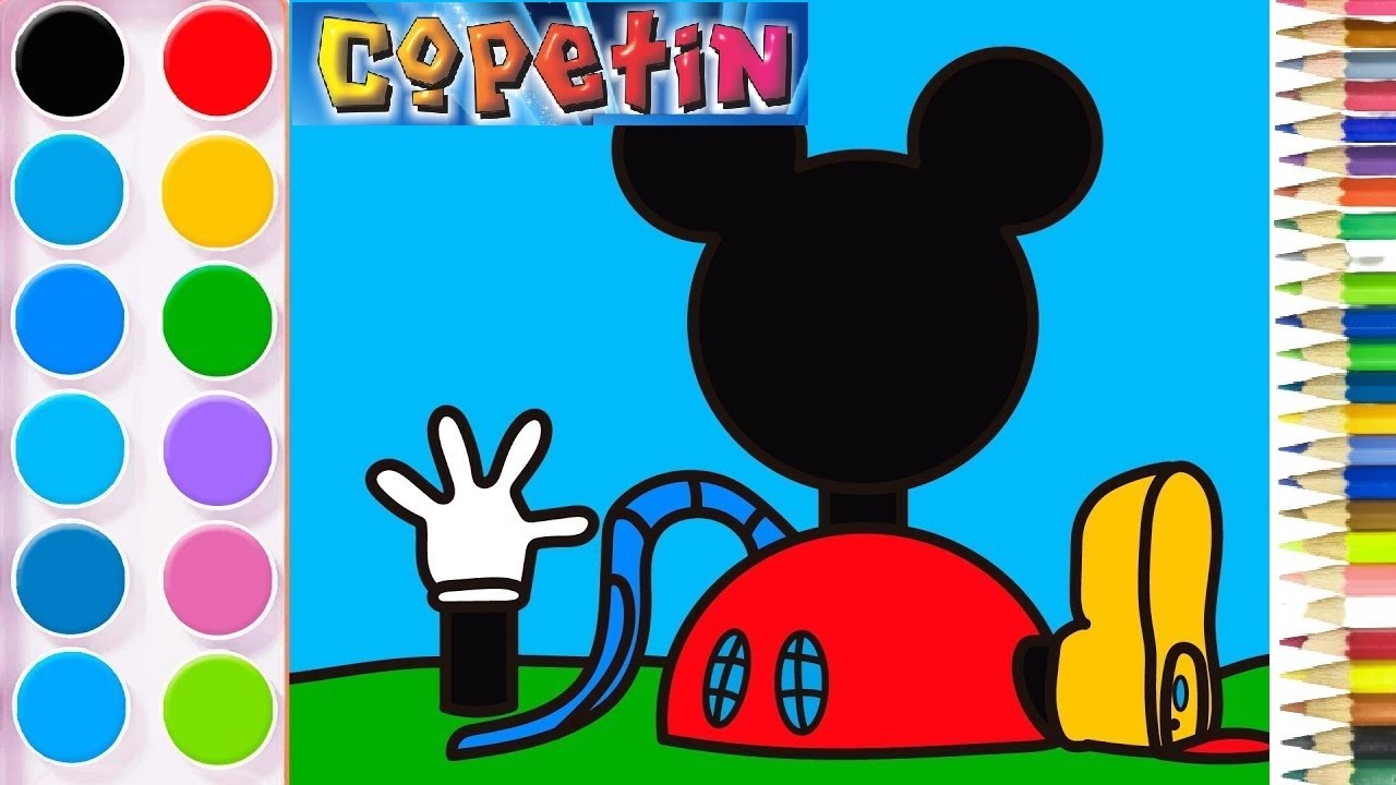 How To Draw Mickey Mouse Clubhouse