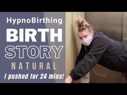 HypnoBirthing Positive Natural Birth Story! FAST!