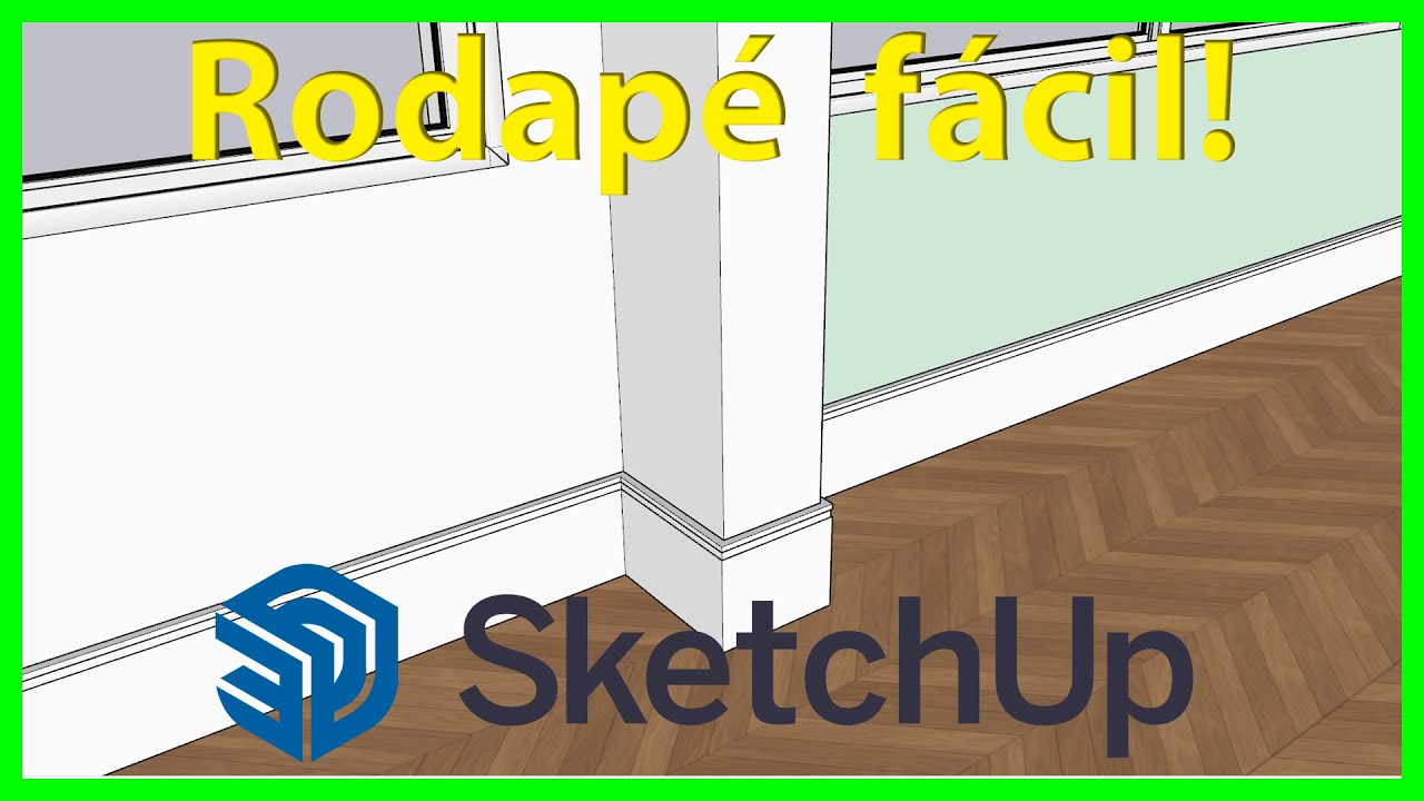 Aula: Rodapé em SketchUp - YouTube