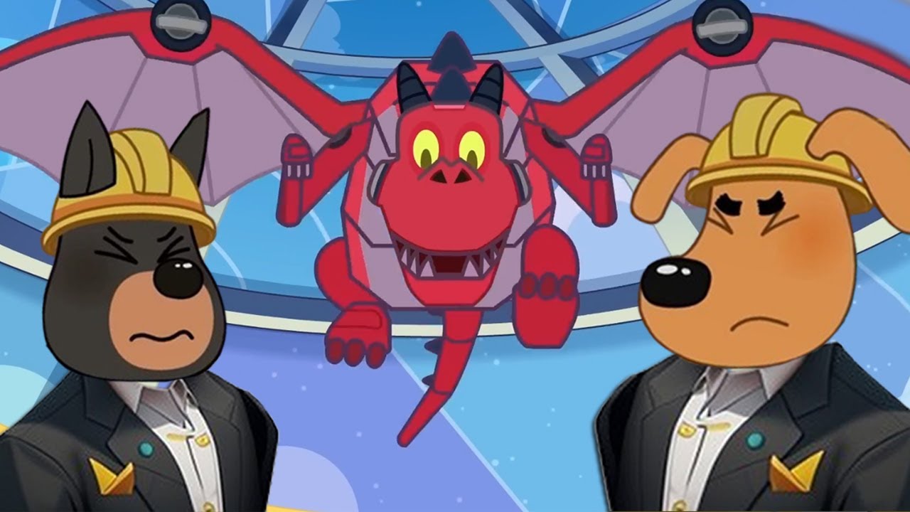 🐾Sheriff Labrador | Police VS A Fire Dragon 05 | Coffin Dance Song ...
