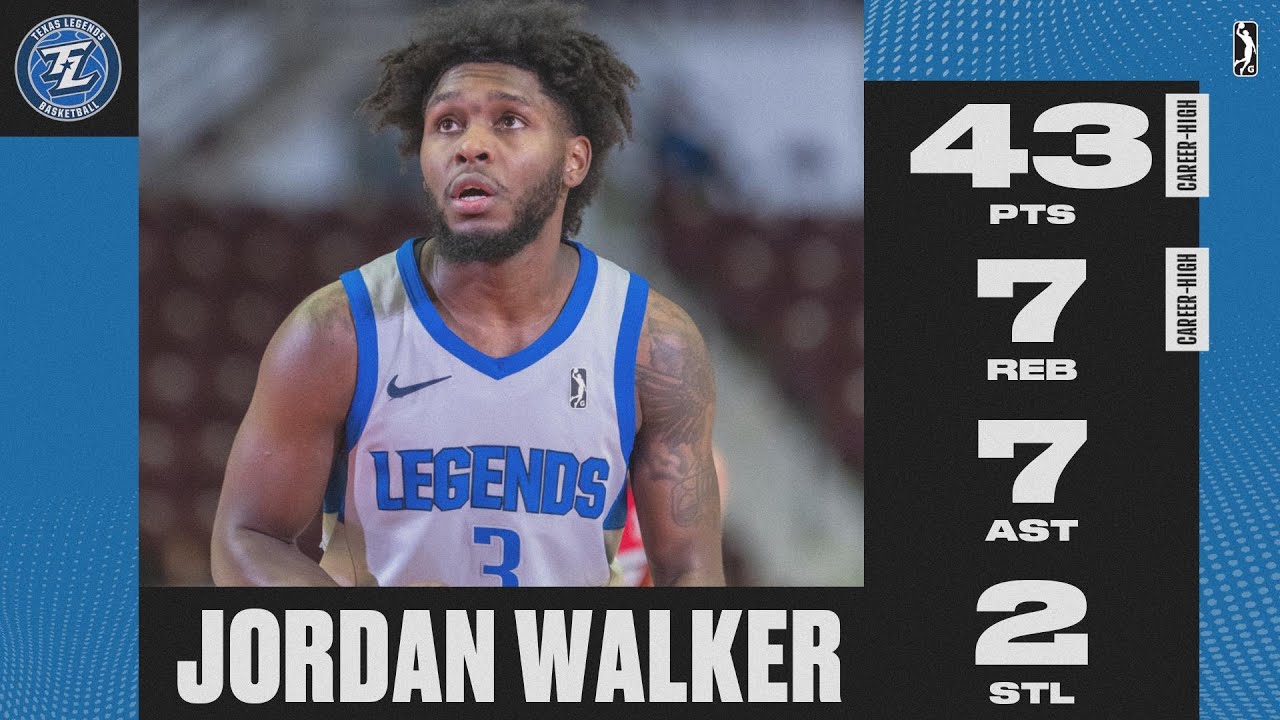 Jordan Walker EXPLODES For A Career-High 43 Points vs. G League Ignite ...