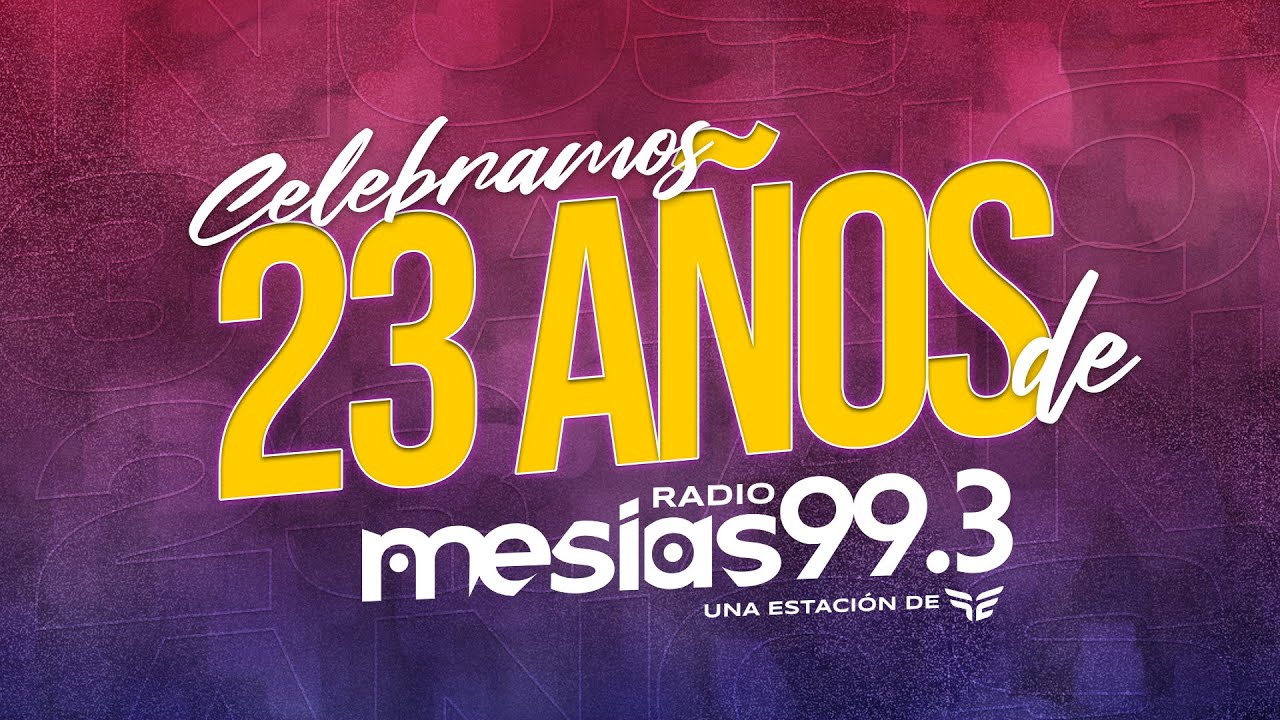 23 ANIVERSARIO DE MESIAS RADIO // PASTOR LUIS CRUZ Y PROFETA SILVIA DE ...