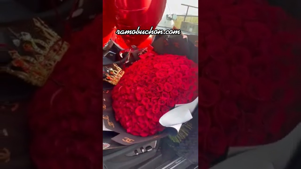 Ramo Buchon bouquet is one of the largest roses flower to showing your ...