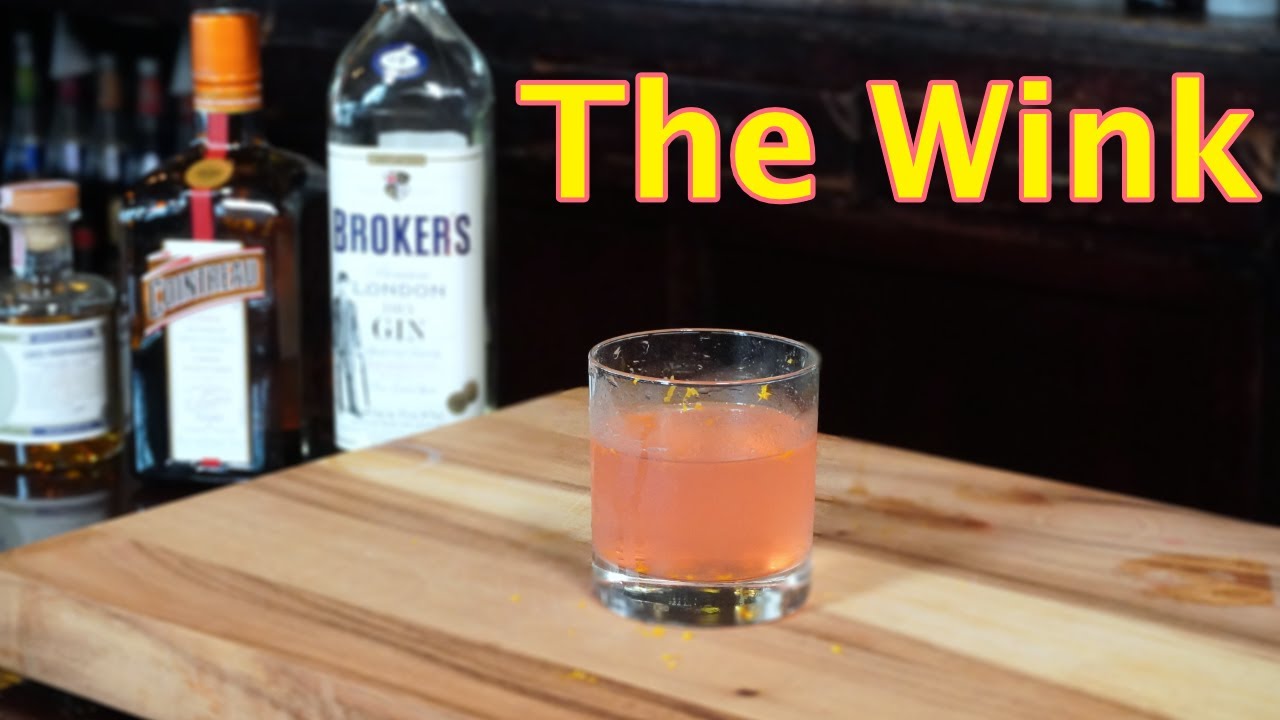 The Wink Is A Tasty Gin Cocktail With A Hint Of Absinthe - YouTube