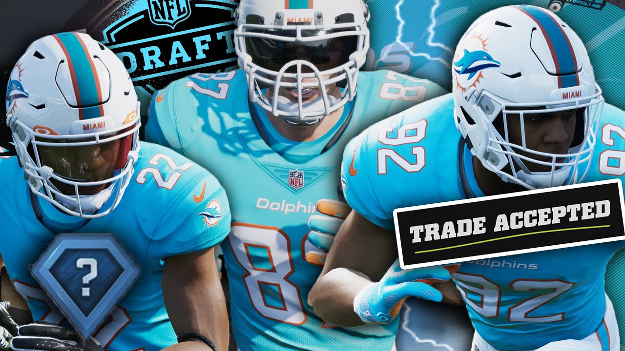 I Drafted A 6'9 Tight End and A Few Hidden Dev Rookies! Madden 22 Miami ...