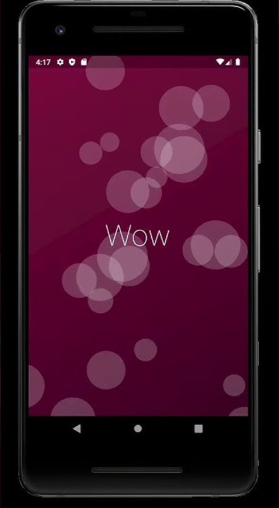 Bubbles Animation using Flutter Animation - YouTube
