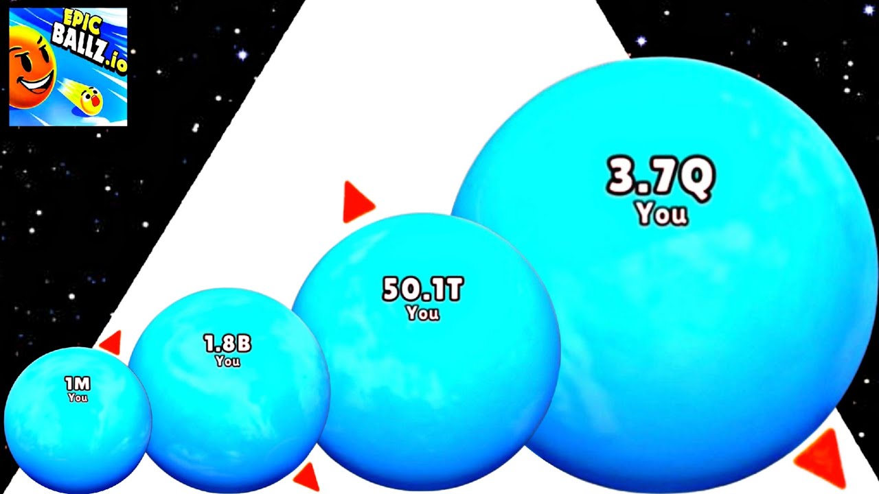 EPIC BALLZ - Level Up Balls io (Reach 3.7Q, Asmr Ball Run Infinity Math ...