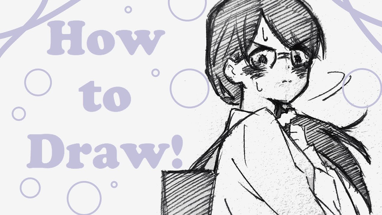 How to draw a anime girl! - YouTube