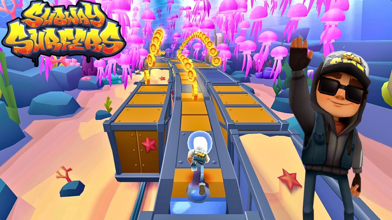 Subway Surfers Underwater Gameplay - Jake - YouTube