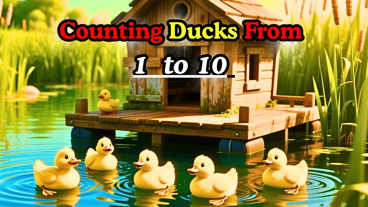 🎵 Counting Ducks Song | Learn to Count from 1 to 10 | Fun Nursery ...