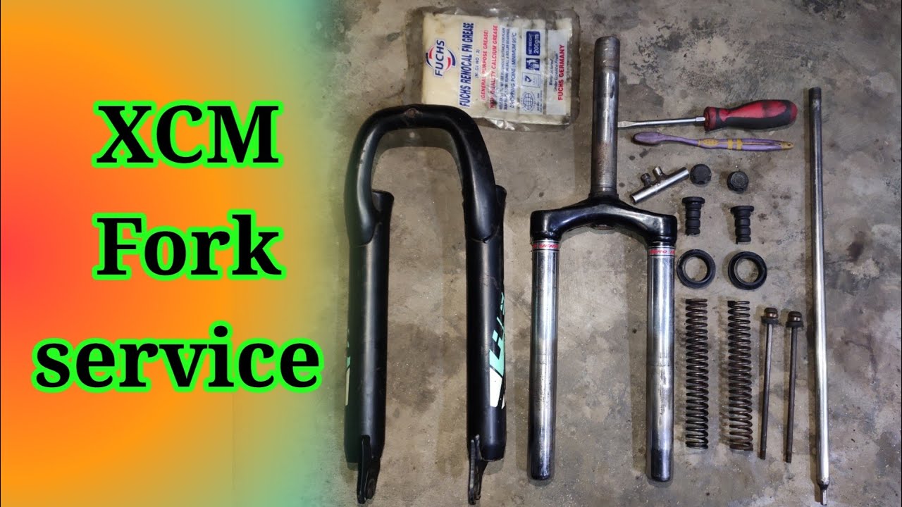 Suntor XCM Fork Service -Disassemble /clean /lube/Reassemble - YouTube