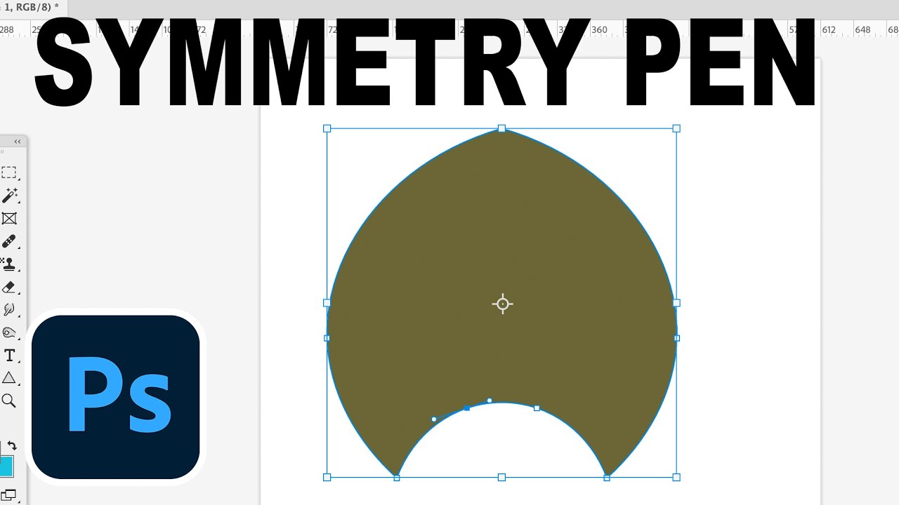 Photoshop : Symmetry With Curvature Pen Tool Workaround | How-To ...