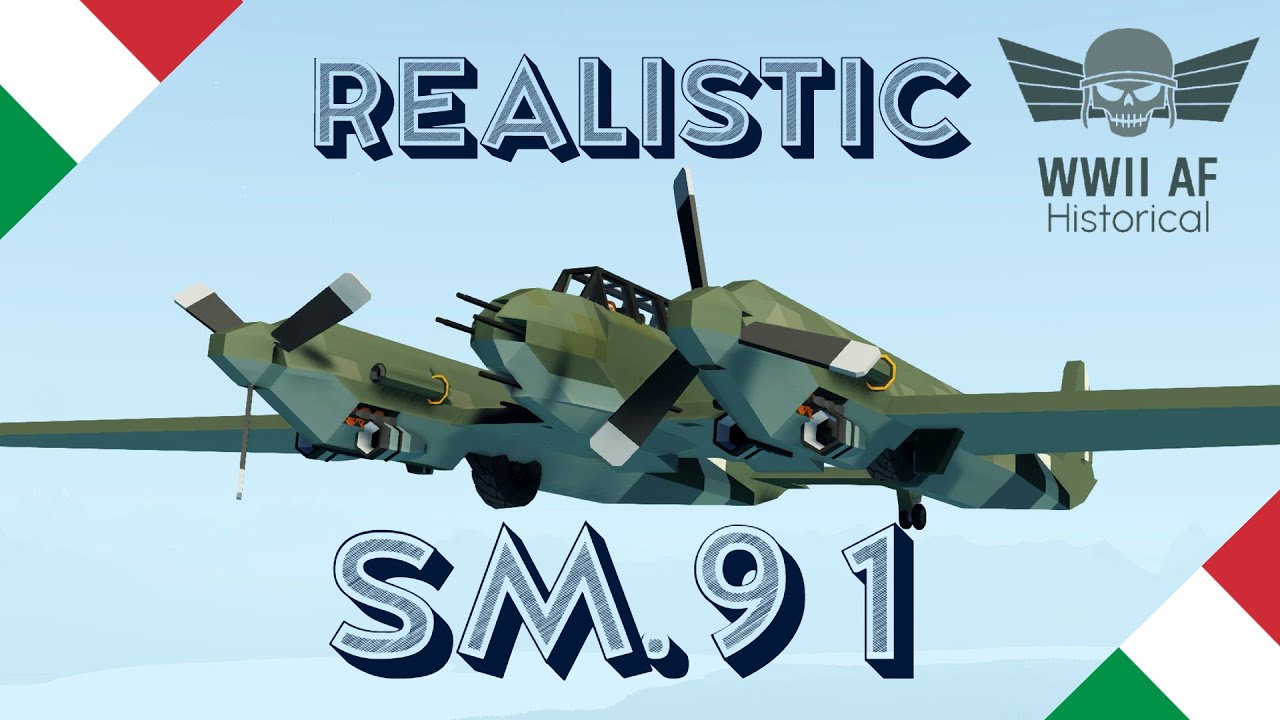 Stormworks: Realistic SM.91 Italian Heavy Fighter! Cinematic trailer ...