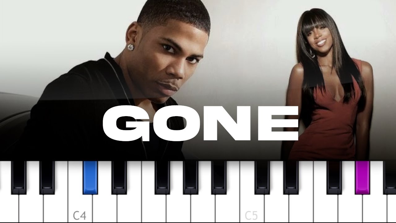 Nelly - Gone (ft Kelly Rowland) (piano tutorial) - YouTube