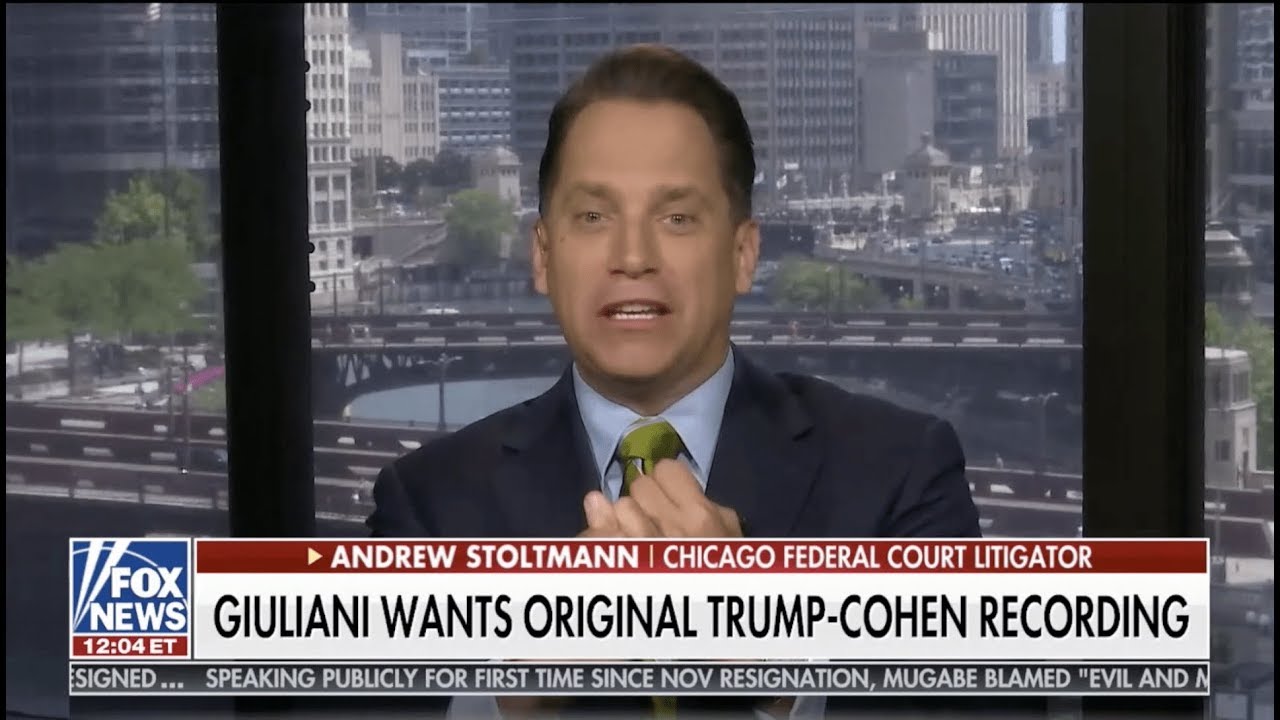 Andrew Stoltmann Discussing Micheal Cohen Tapes - YouTube