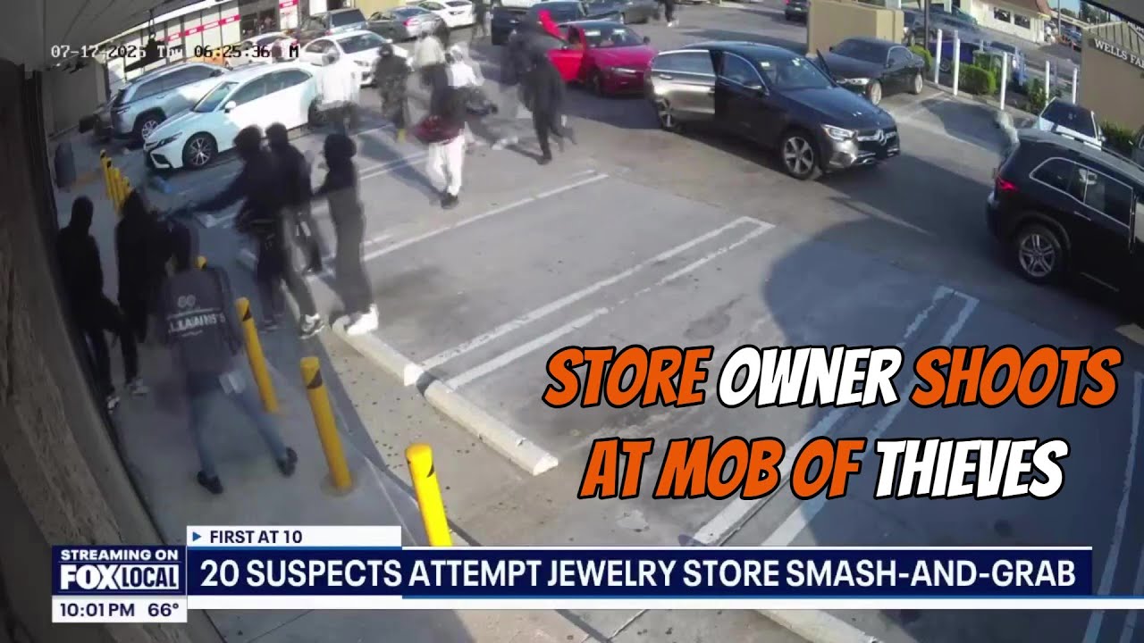 California Jewelry Store Owner Shoots At Mob Of Thieves, Scares Them ...