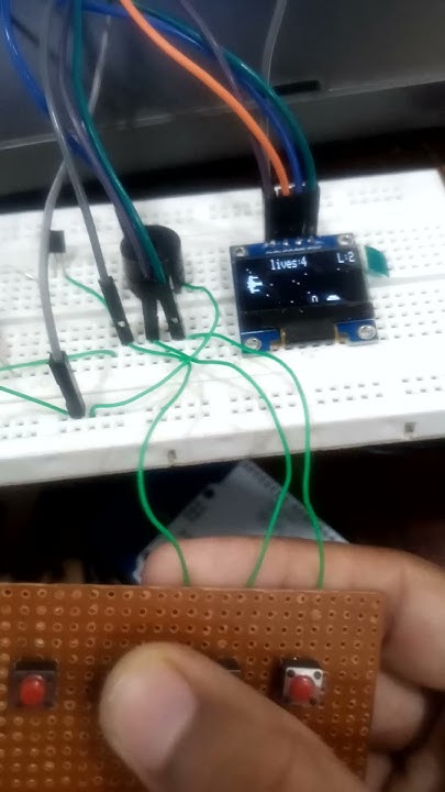 Star war game using Arduino nano, Oled display #robotics #electronic #project #students #iot ...