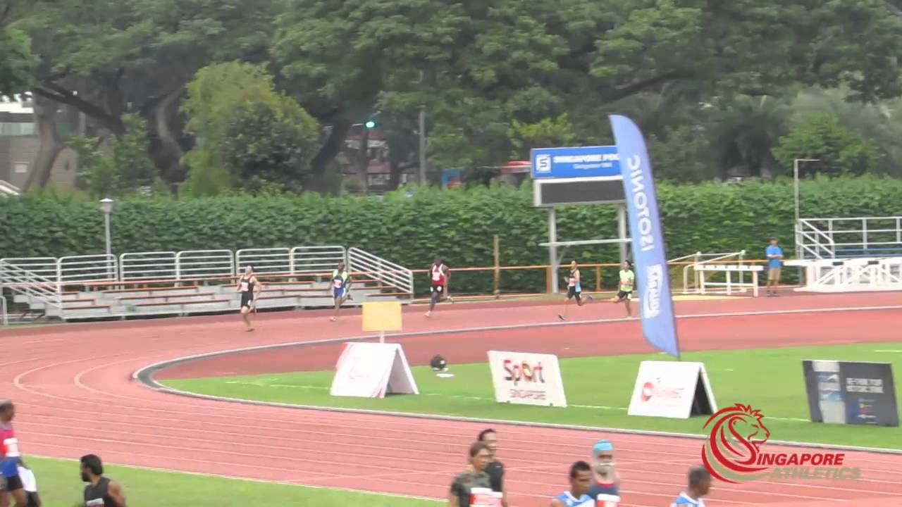 Event 142 - M40 400 Meter Dash Final SG Masters Open - YouTube