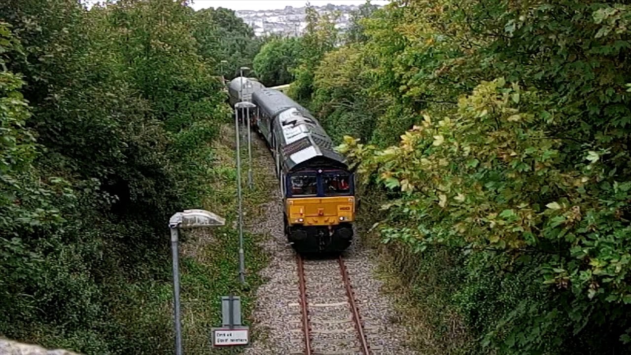 Nuclear train at Devonport dockyard 8th Sept 2020 - YouTube