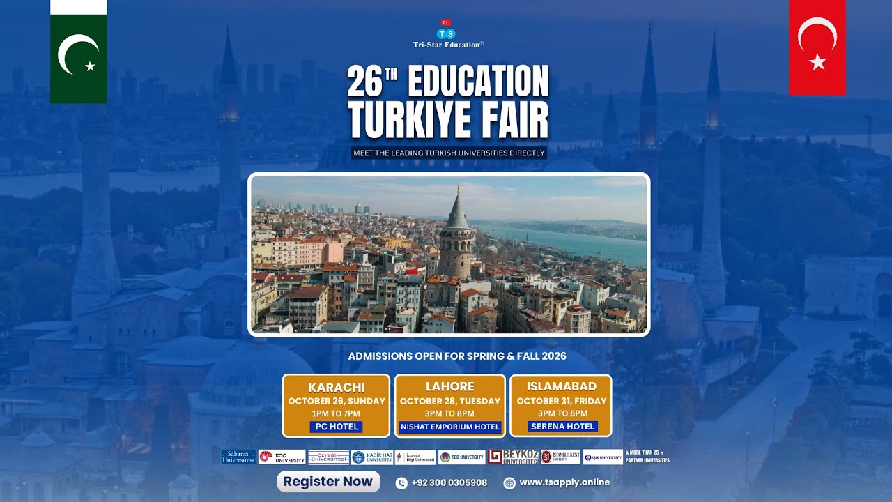 26th Education Turkiye Fair | Study in Türkiye with Scholarships ...