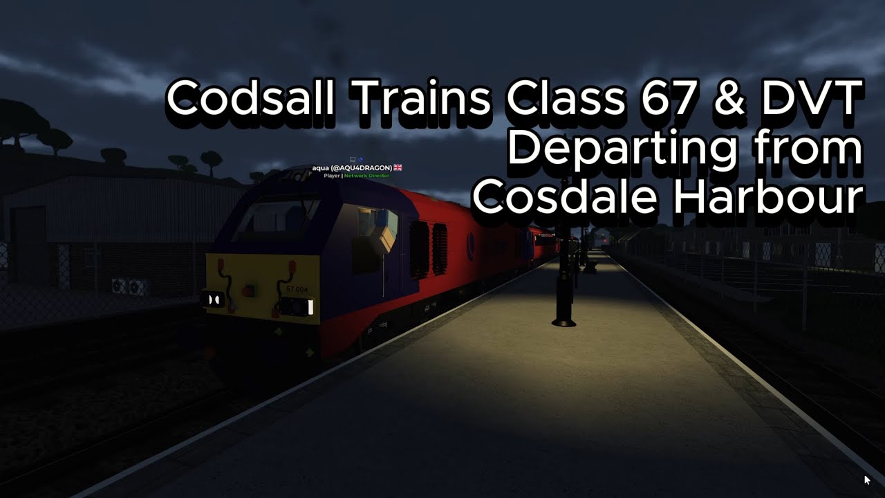 Class 67 & DVT departing from Cosdale Harbour (Dovedale Railway in ...