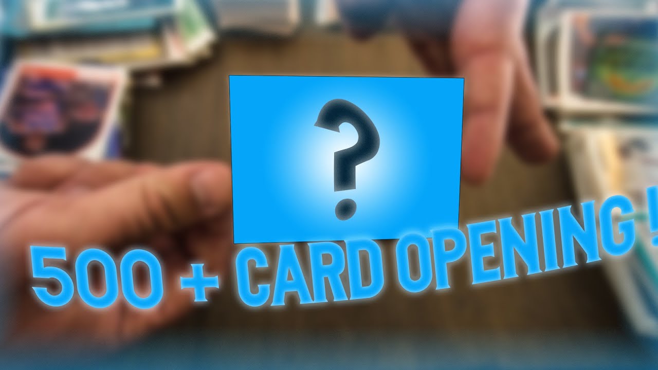 500+ CARD LOT OPENING (OLD COLLECTION) - YouTube