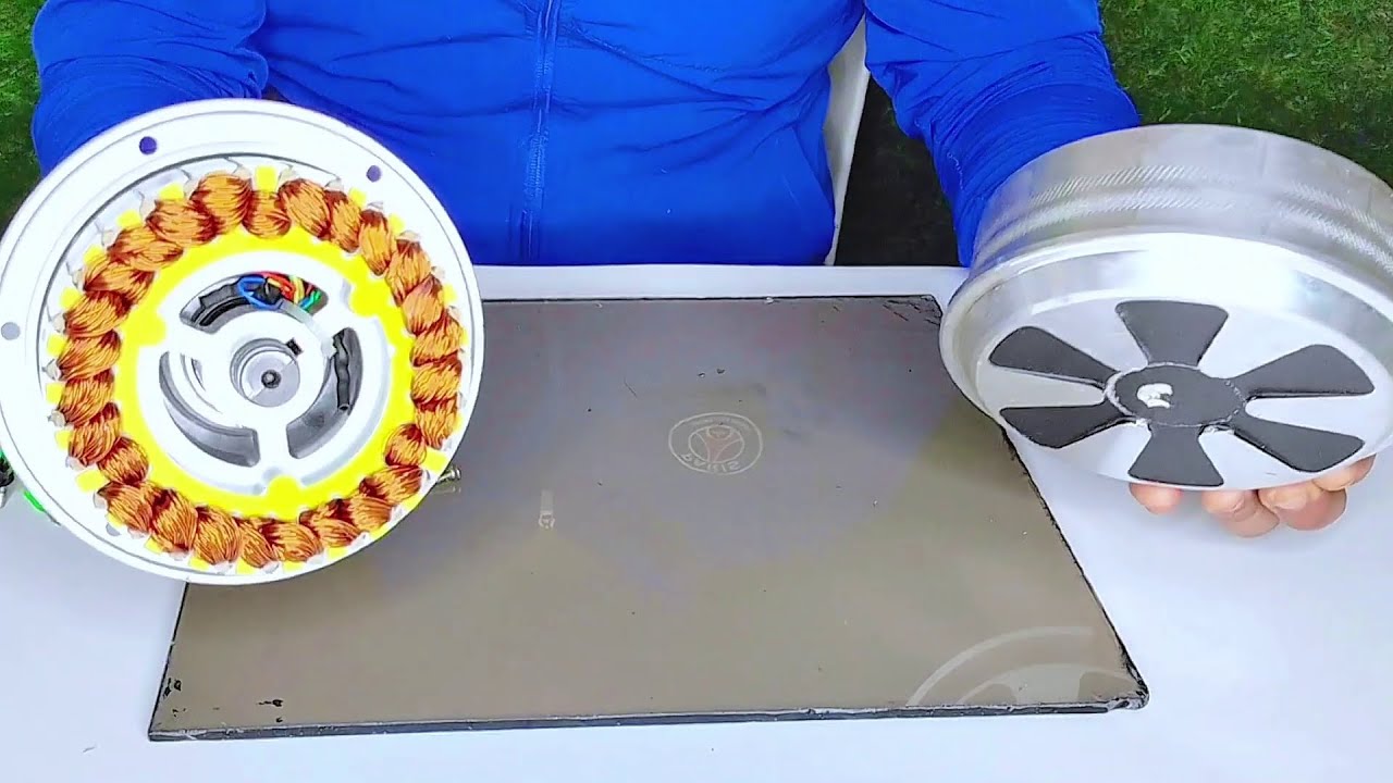 Generate free renewable energy with 4 210V copper coils - YouTube