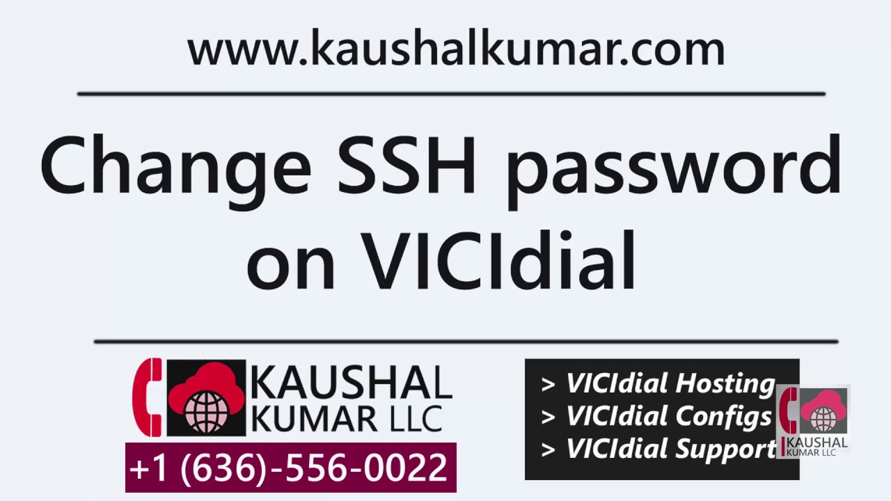 Change SSH Password For Root User In VICIdial Tutorial By Kaushal change-ssh-password-for-root-user-in-vicidial-tutorial-by-kaushal
