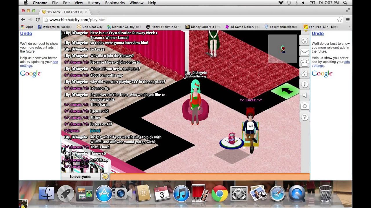 Chit Chat City: Crystalization Runway, Interview with †•º.:Lucas:.º ...