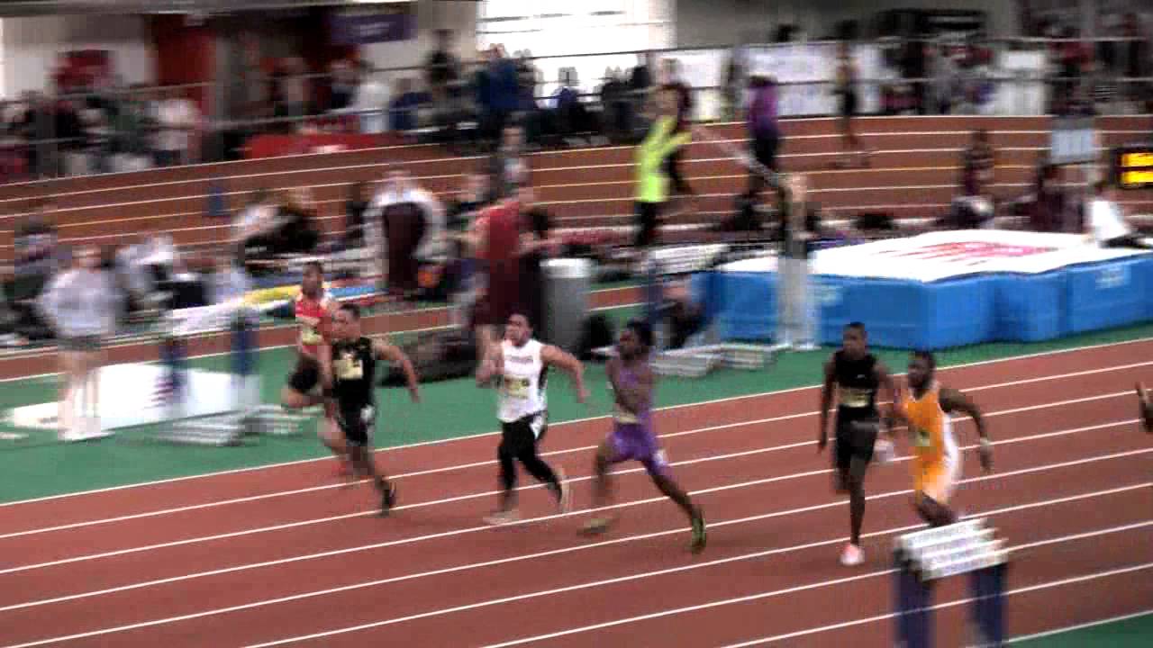 Joshua Tapscott 2012 Nationals at the Armory 60m Dash - YouTube