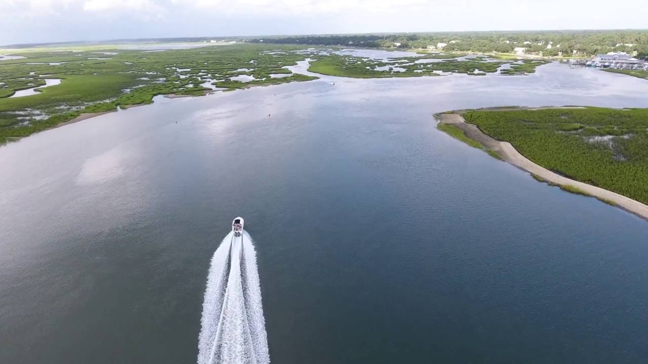 Murrells Inlet South Carolina view from a drone - YouTube
