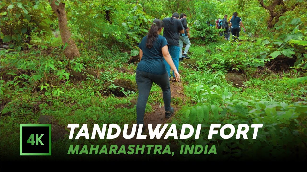 Monsoon Trek in India 🇮🇳 | Tandulwadi Fort, Maharashtra | India in 4K ...