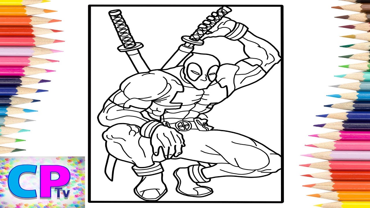 Deadpool IPad Pro Coloring Pages/Elektronomia - United/Elektronomia ...