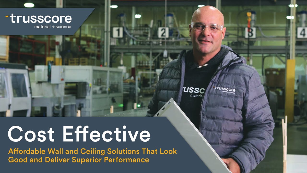 Cost Effective PVC Wall Panels | Save Time & Money with Trusscore - YouTube