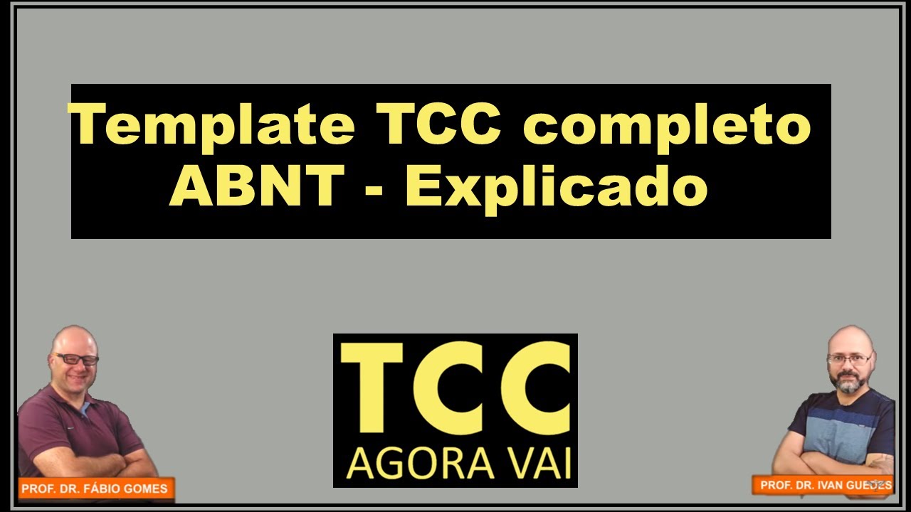 Template TCC completo ABNT - Explicado - YouTube