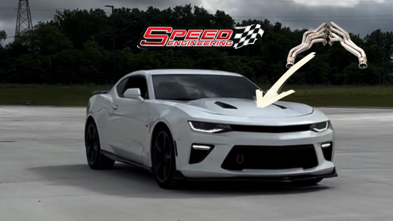 Speed engineering headers install | 6th gen Camaro ss - YouTube