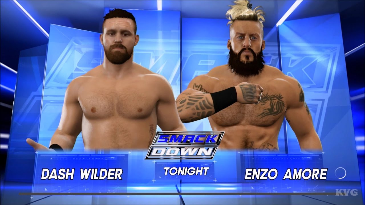 WWE 2K17 - Dash Wilder vs Enzo Amore | Gameplay (HD) [1080p60FPS] - YouTube