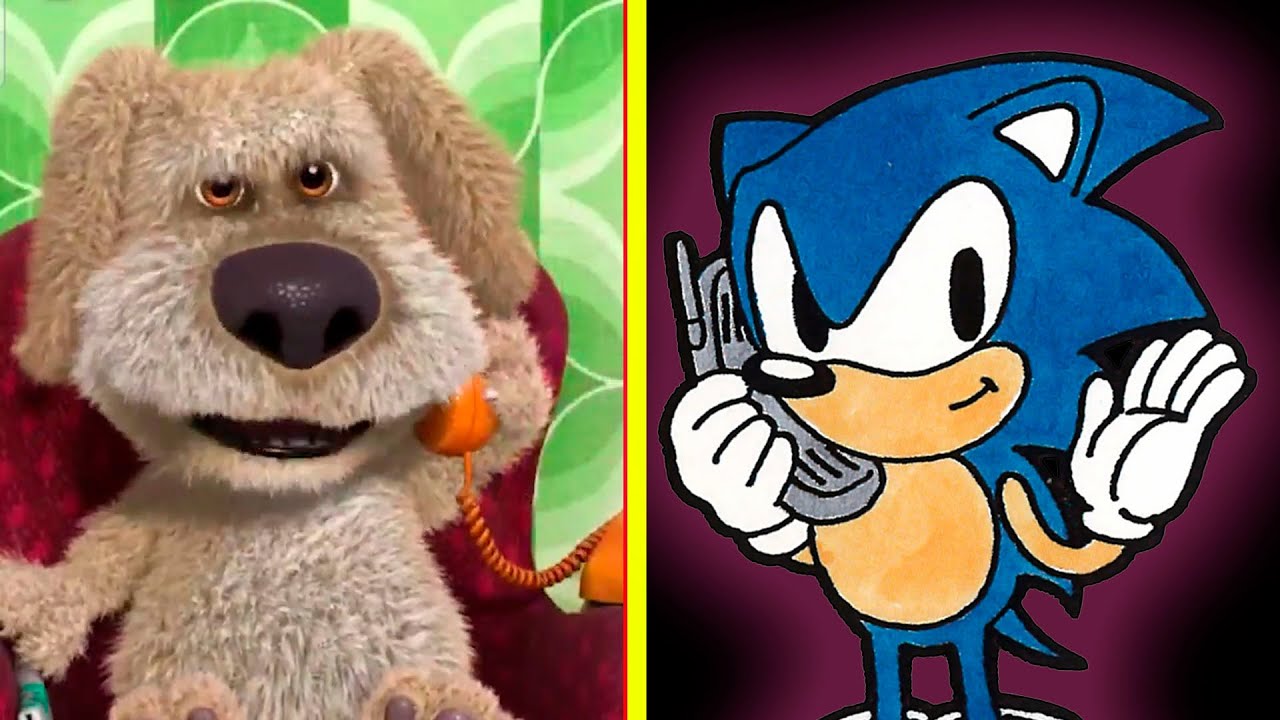 TALKING BEN vs SONIC in FNF #sonicfnf #fnftalkingben #fnfben - YouTube