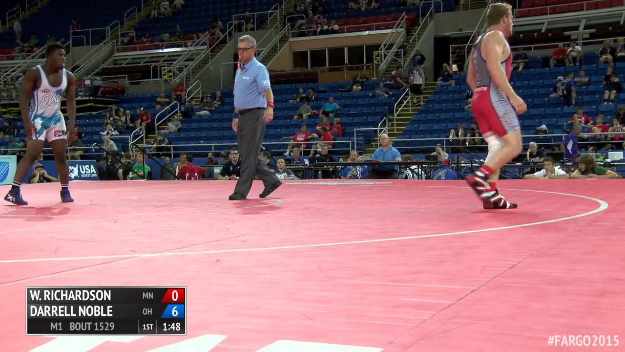 195 Cons. Round 2 - Darrell Noble (Ohio) vs. Wyatt Richardson ...