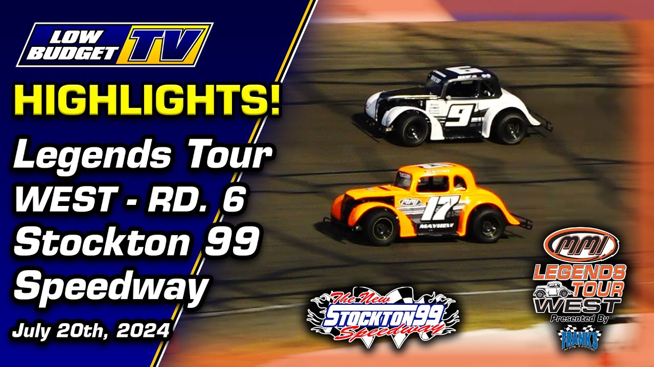 Highlights - MMI Legends Tour West at Stockton 99 Speedway - Round 6 ...
