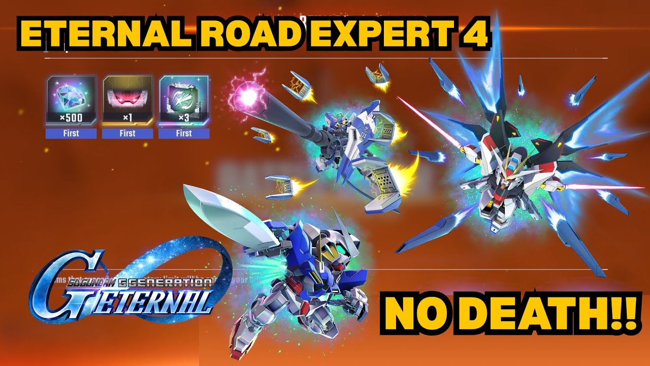 (F2P) Eternal Road Expert 4 Mission: No Death | SD GUNDAM G GENERATION ...