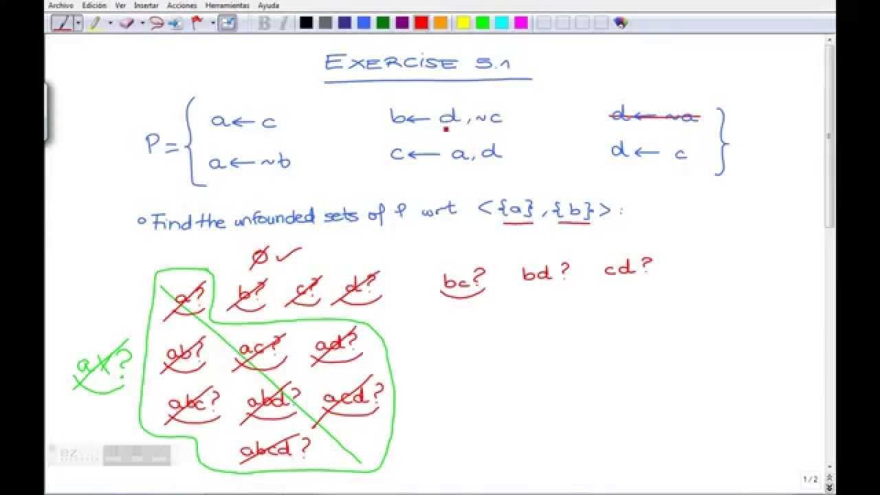 Answer Set Solving in Practice - Exercise 5.1-a - YouTube
