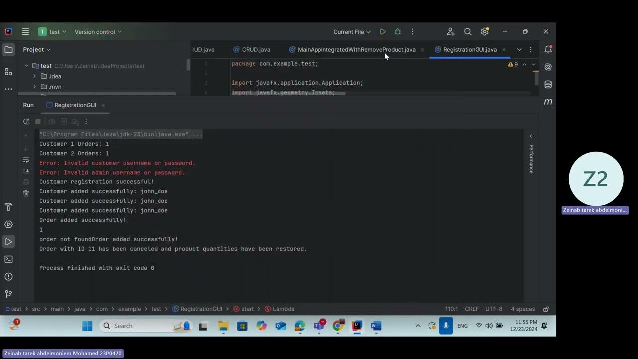 Project Object Oriented Programming ASU - YouTube